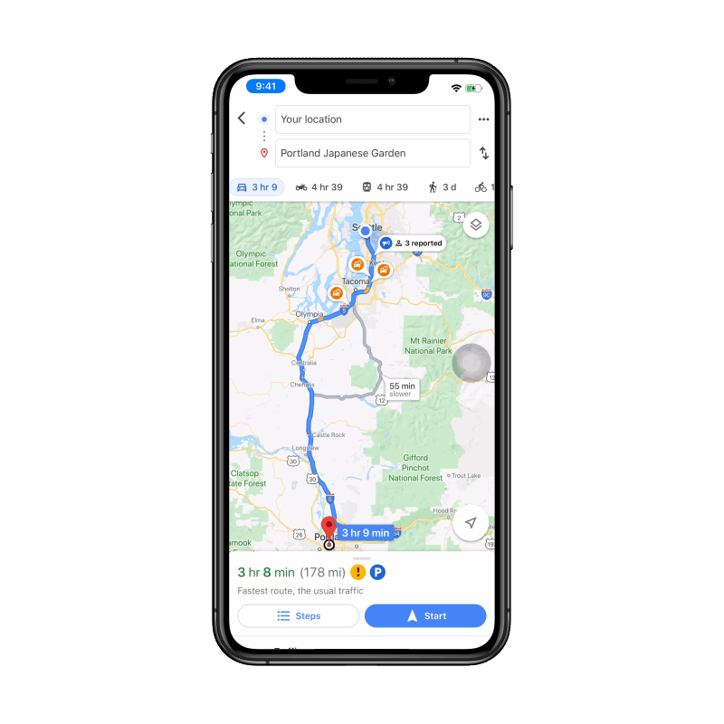 Report Driving Incidents on Google Maps