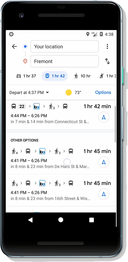 Pair Your Transit Directions with Biking and Ridesharing Options in ...
